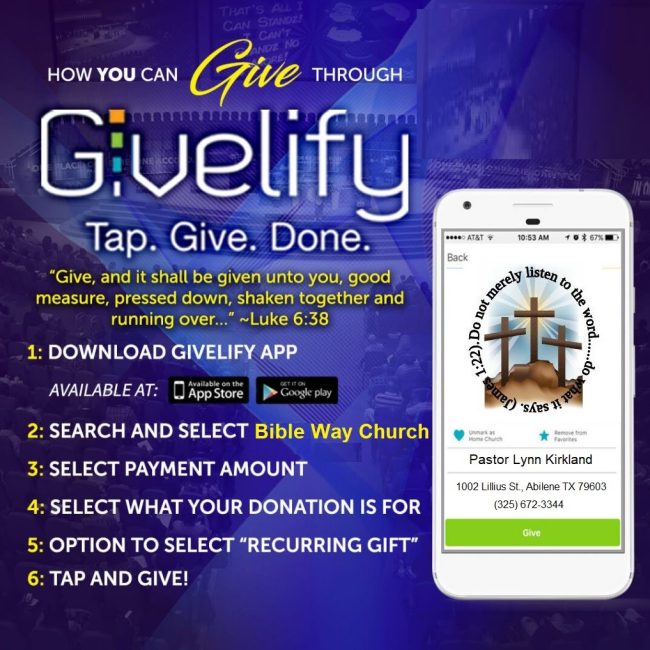 Our Location - Bible Way Church